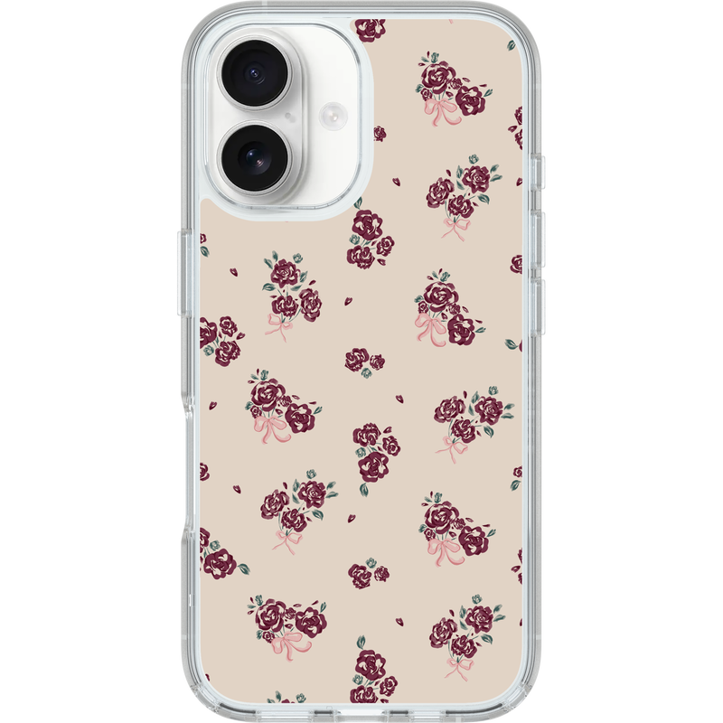 Polka Dot Flower iPhone 16 Case | OtterBox